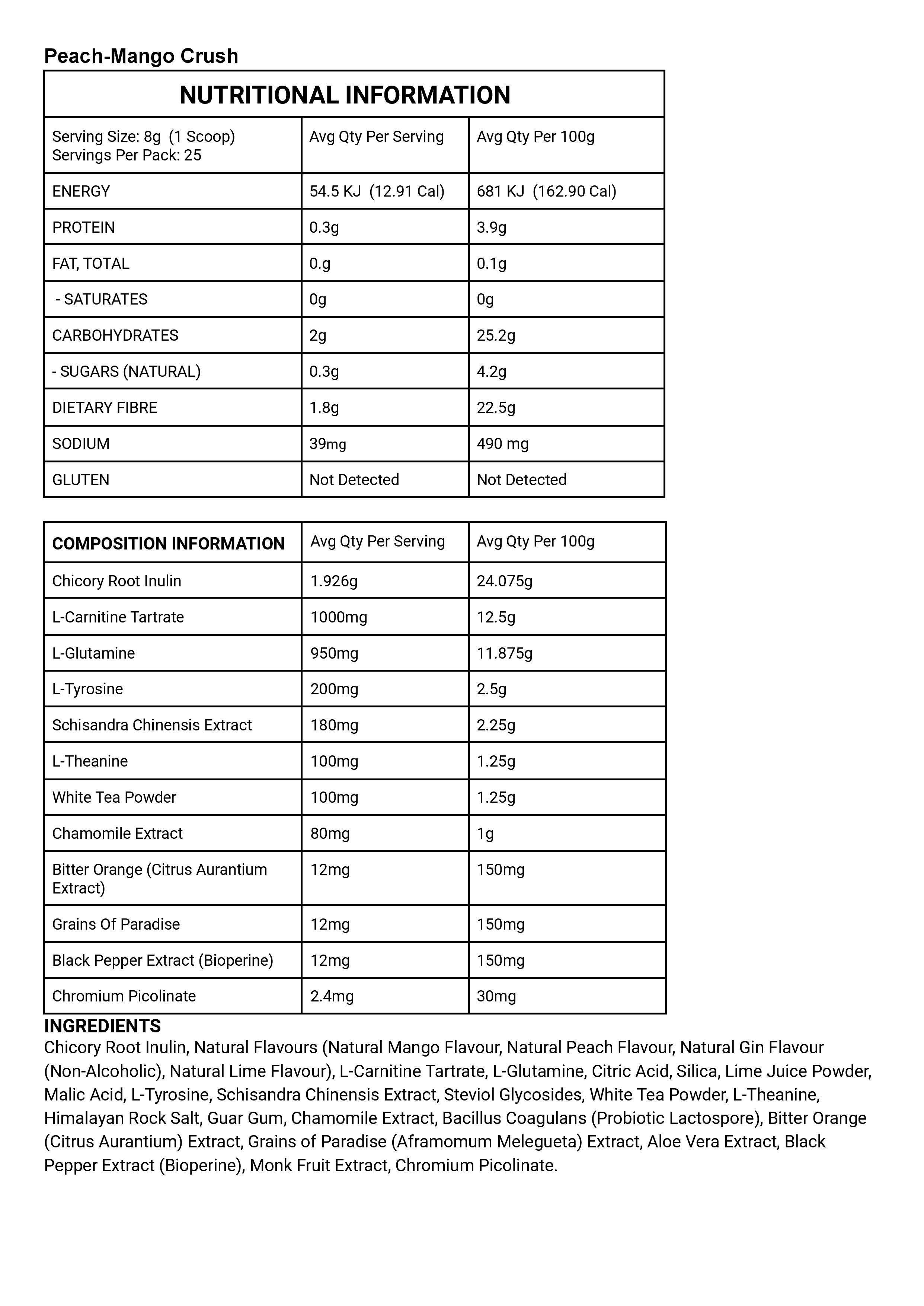 PEACH MANGO CRUSH Supplements For Fat Loss Skinny Mocktail peach-mango-crush-supplements-for-fat-loss-skinny-mocktail